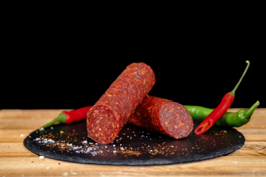 Peperoni Salami kaufen | Scharfe Alpen-Salami mit Chili – Almburschen